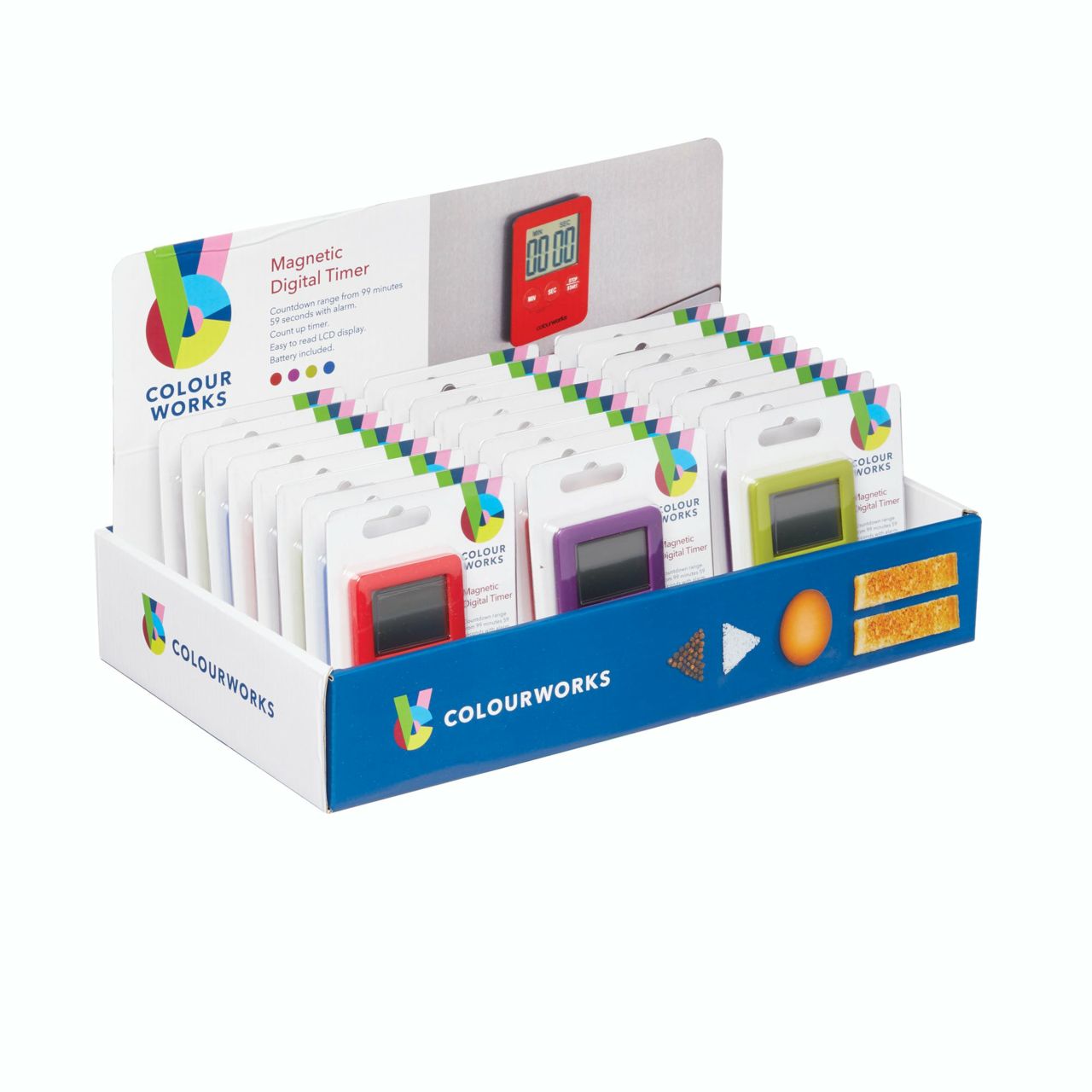 Colourworks Slimline Digital Timers - ilminster